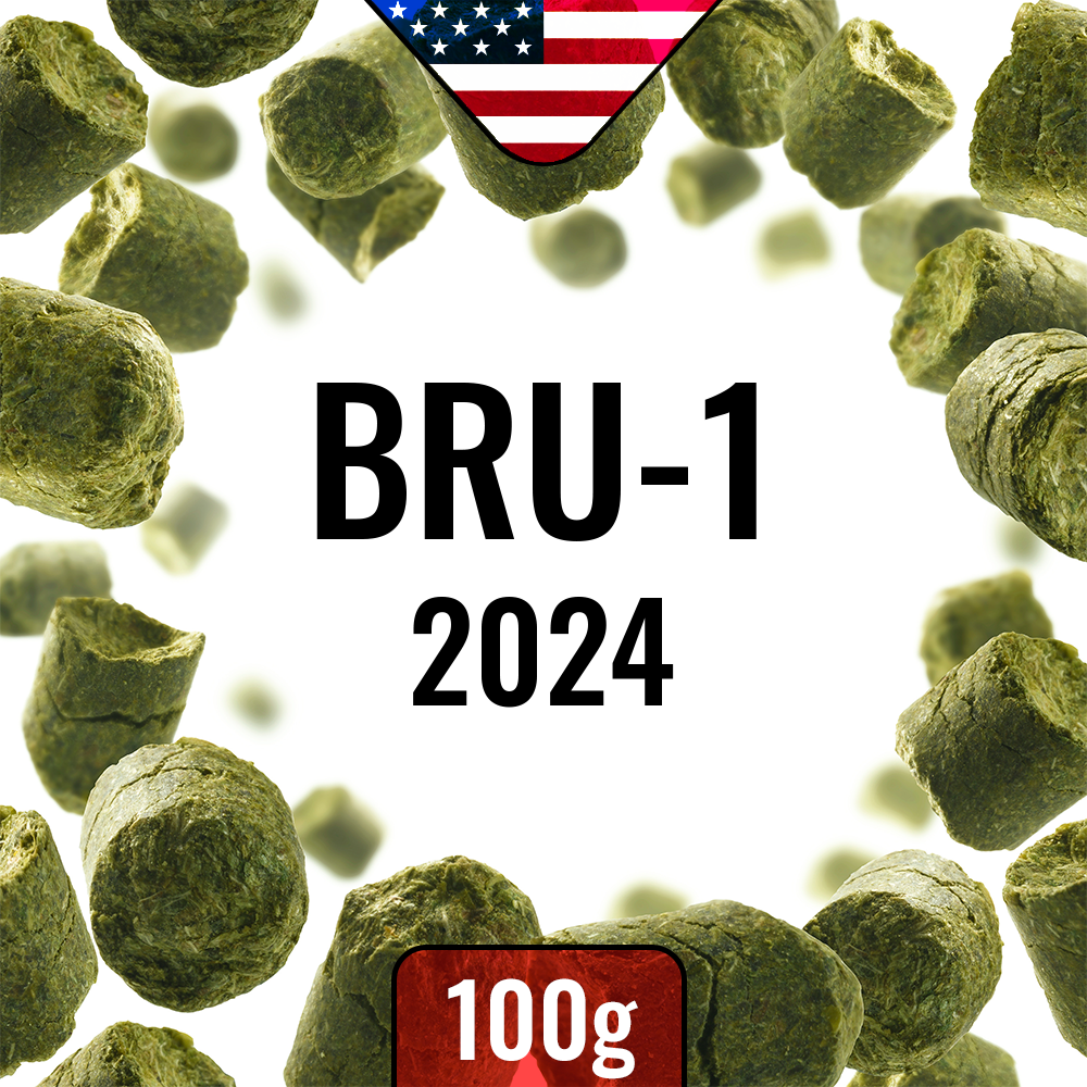 BRU-1 2024 100g Hop Pellets – Kegland EU