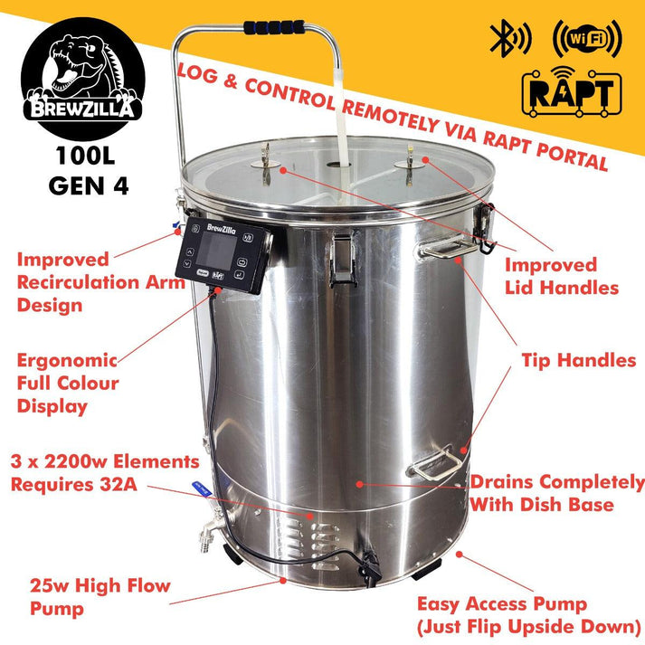 BrewZilla 100L | Gen 4 | KegLand | 32a – KegLandEU